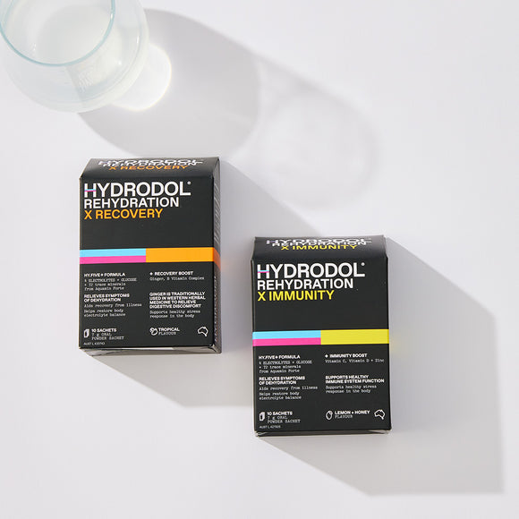 Hydrodol Rehydration X Immunity (10 x 7g Powder Sachets)