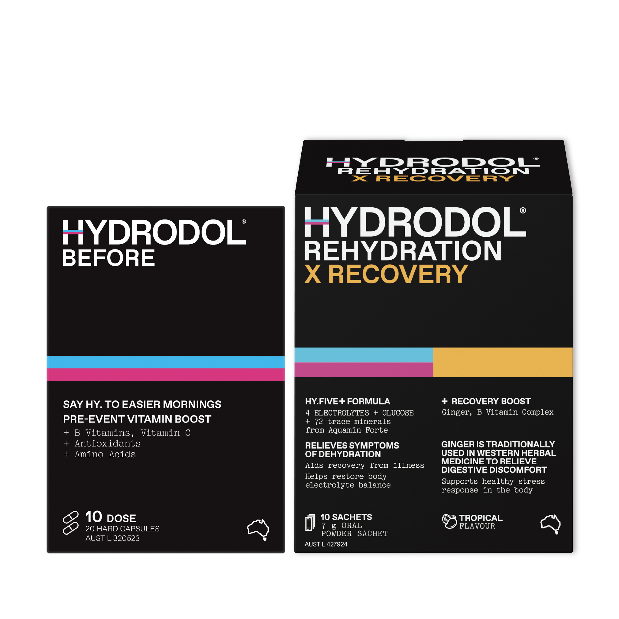 Hydrodol - Australia's #1 Hangover Vitamin & Rehydration Powders