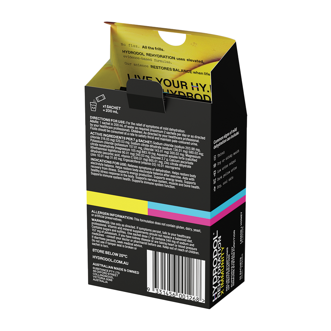 Hydrodol Rehydration X Immunity